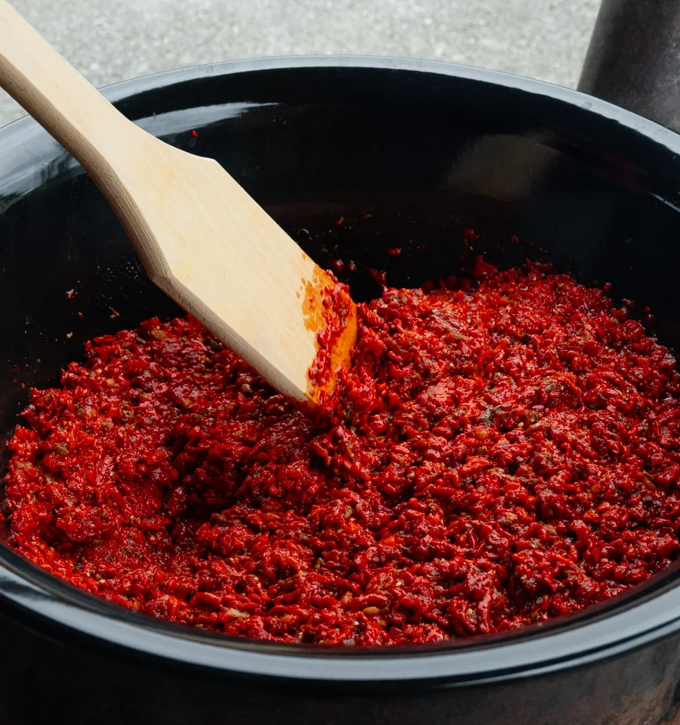 Traditional Ajvar (Roasted Red Pepper And Eggplant Relish) - Food and Mood